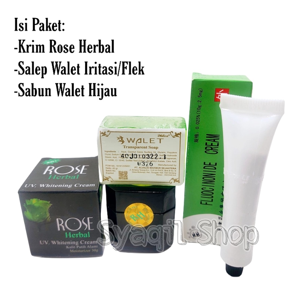 Jual 3in1 Paket Kecantikan Wanita-Sabun Cuci Muka Hijau+Salep Walet ...