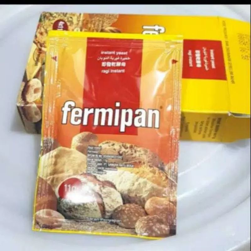 Jual Fermipan Dry Yeast Saset / Ragi Instant Fermipan (11 gram ...