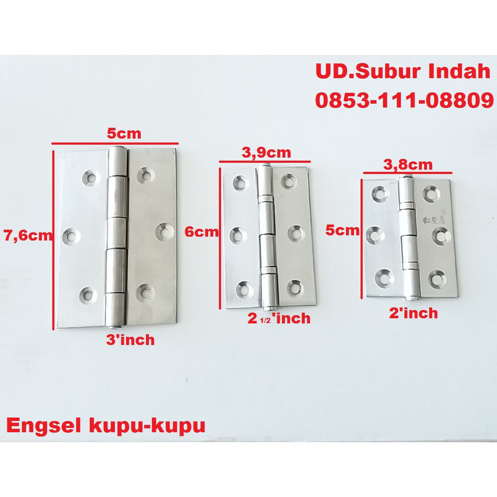 Jual Engsel Stainless Kupu-Kupu | Shopee Indonesia