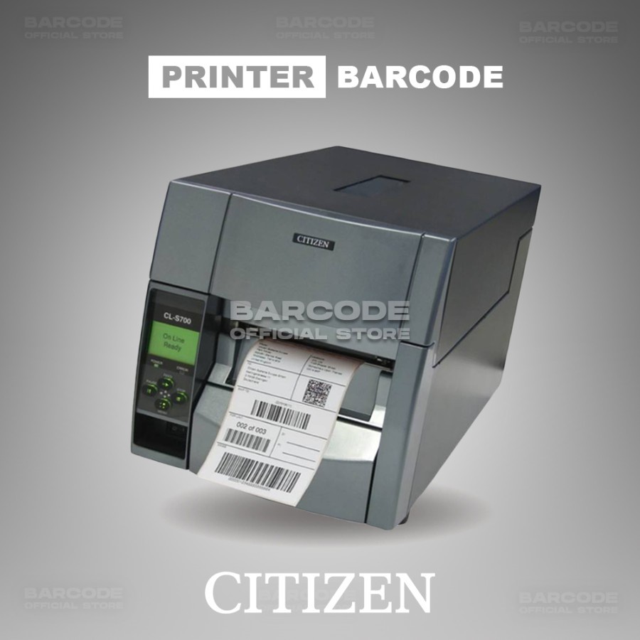 Jual PRINTER BARCODE CITIZEN CL-S700 / CLS-700 CETAK LABEL INDUSTRIAL ...
