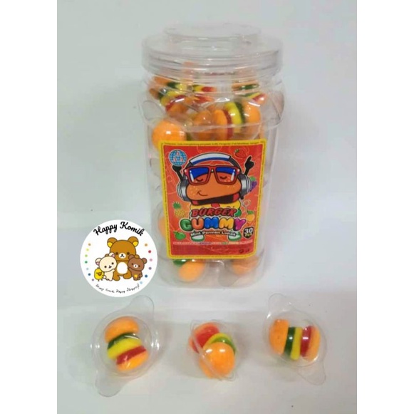 Jual Permen Cemilan Snack Jelly Jeli Yupi Roti Burger Mainan Anak Murah ...