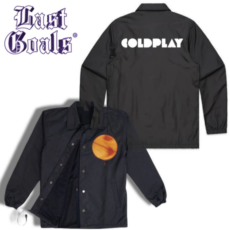 Jual Coach jaket COLDPLAY jacket rock VINTAGE parasut waterproof taslan ...