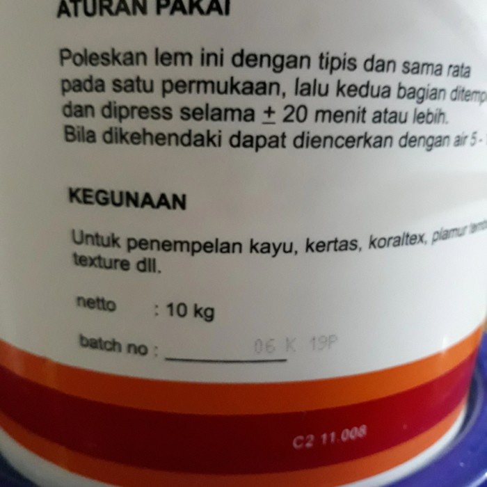 Jual Cherry | FOX Lem Putih PVAc/lem kayu, gipsum kompon 10 Kg | Shopee ...