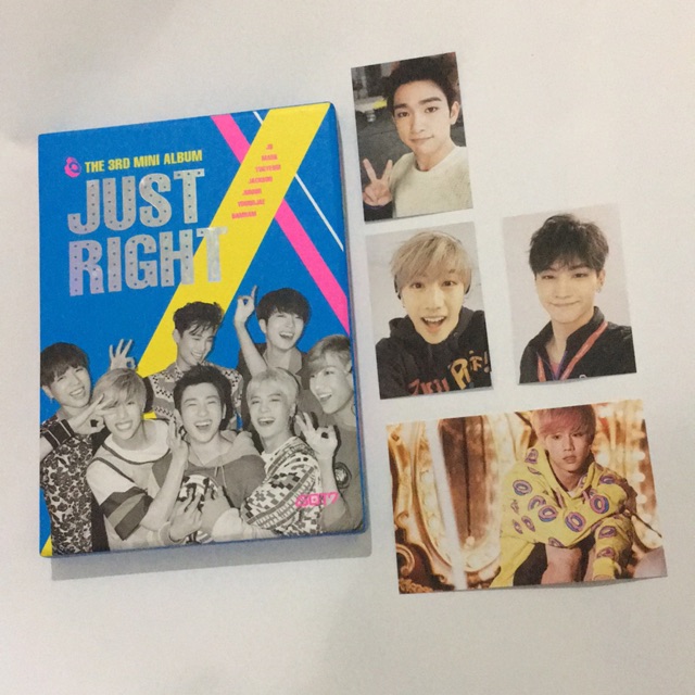 Jual (GOT7) Just Right Photocards (Album Sold) | Shopee Indonesia