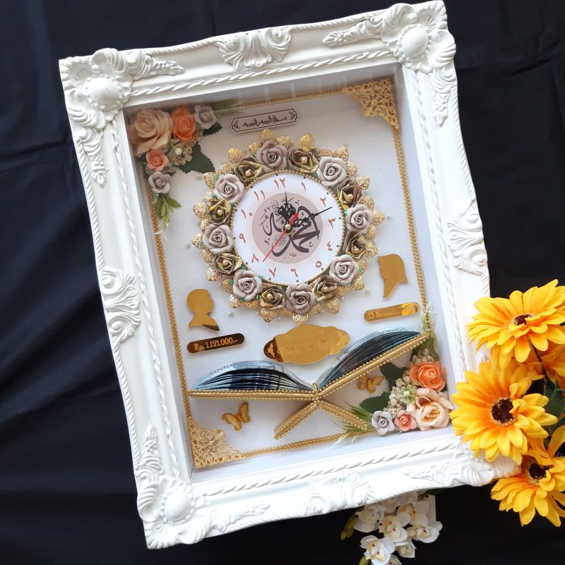 Jual MAHAR JAM UANG SILUET AKRILIK | Shopee Indonesia