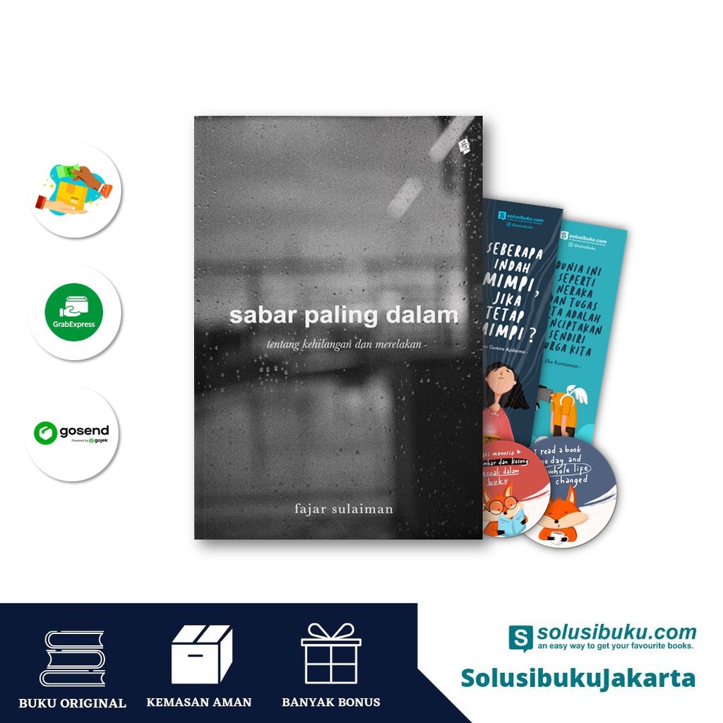 Jual [Solusibuku Jakarta]Sabar Paling Dalam (New Version) & Paket Ikhlas Paling Serius (Fajar ...