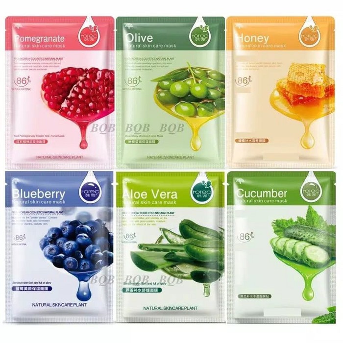 Jual sheetmask rorec natural | Shopee Indonesia