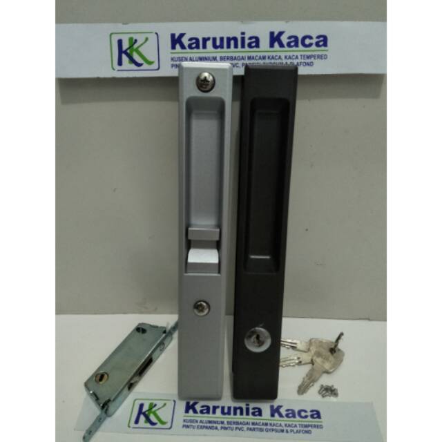 Jual KUNCI PINTU + JENDELA SLIDING ALUMINIUM - INLOCK J6 | Shopee Indonesia