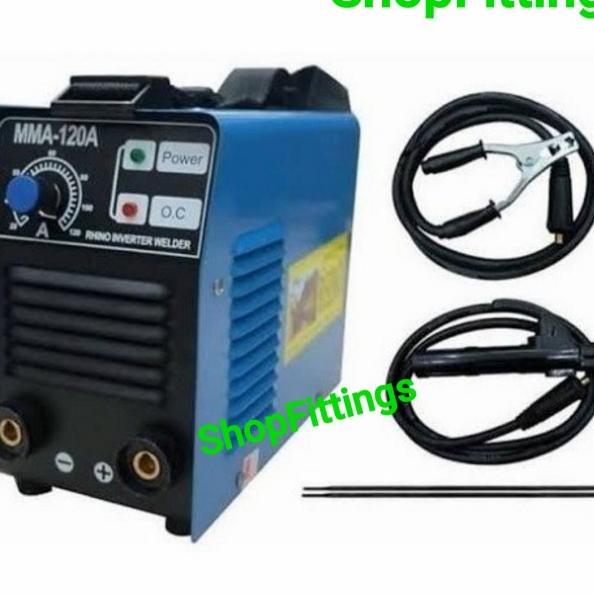 Jual Rhino Travo Las MMA 120 A Trafo 450 watt DC Inverter welding ...