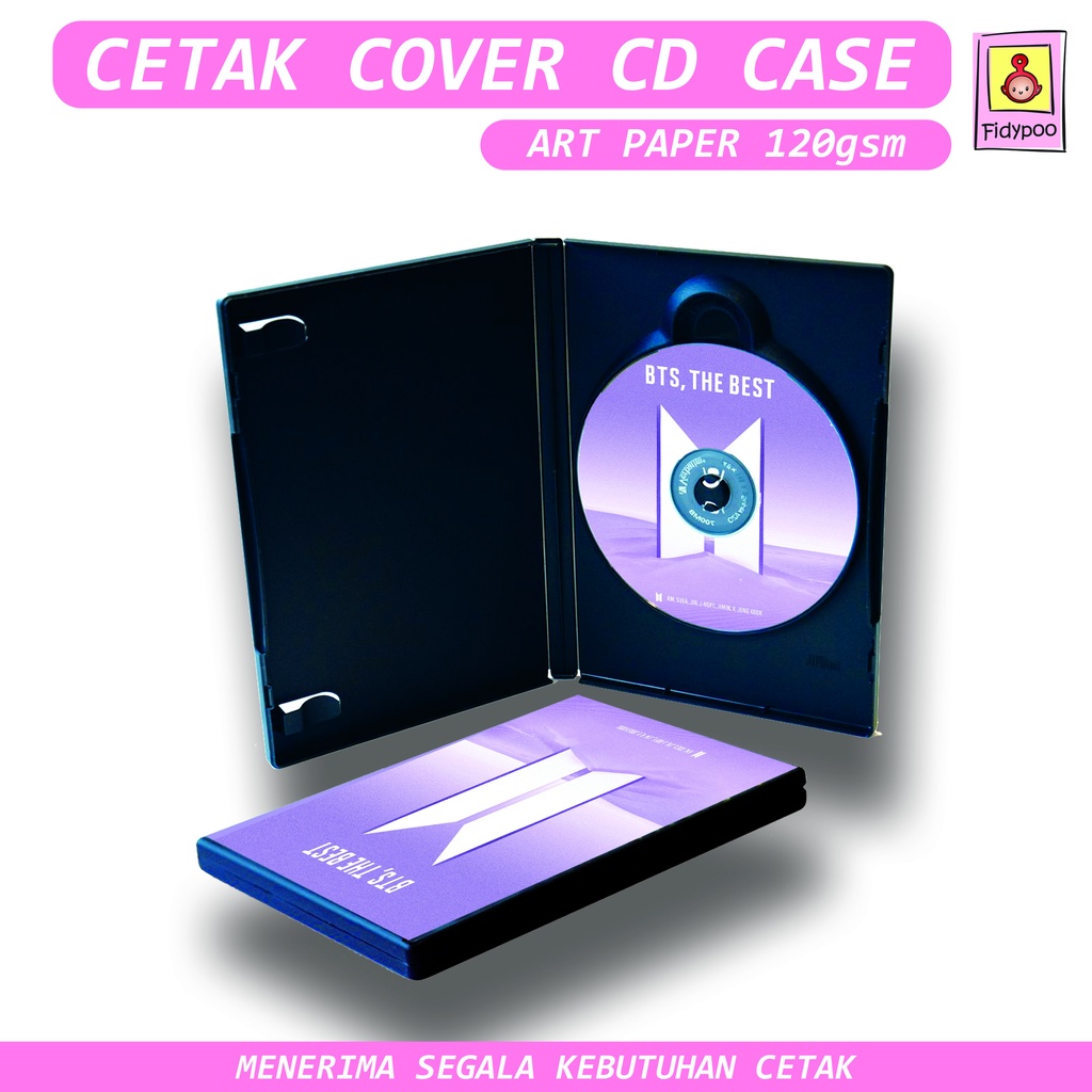Jual CETAK COVER CD CASE / CD CASE / DVD CASE / DAPAT 2 LEMBAR | Shopee ...