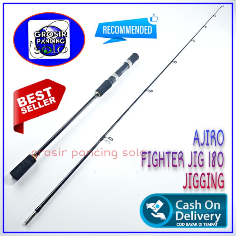 Jual JORAN PANCING jigging ajiro fighter 150 165 180 198 cm cod | Shopee Indonesia