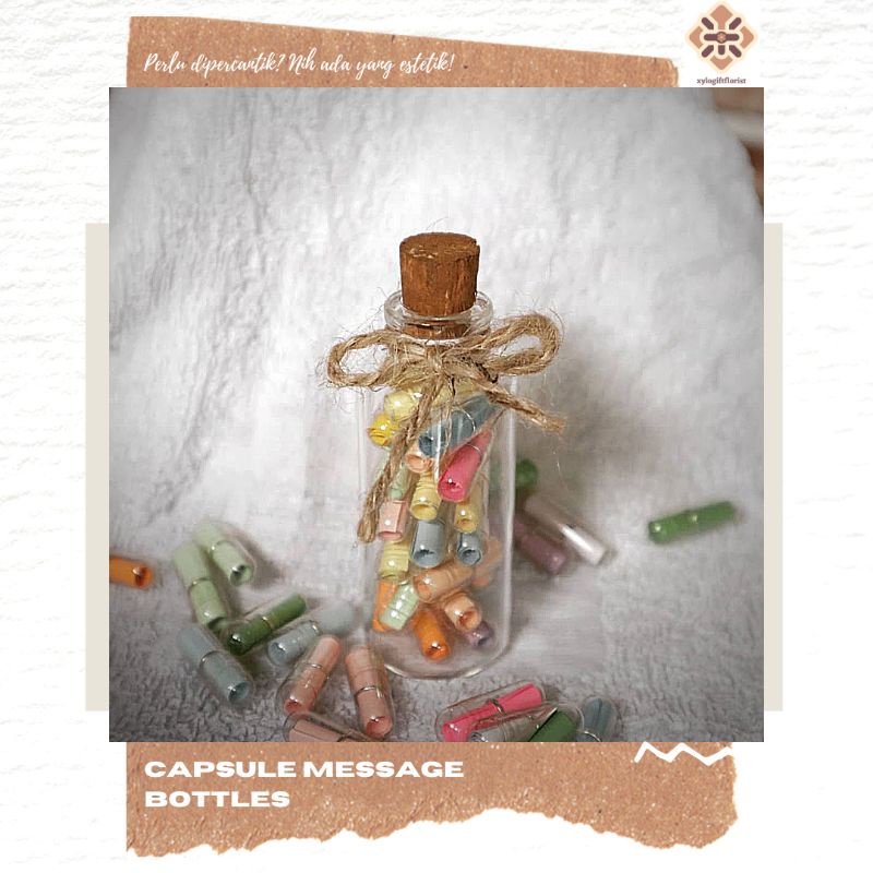 Jual Capsule Message In Bottles Rainbow & Vintage / Surat Kapsul Botol | Shopee Indonesia