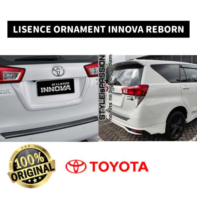 Jual Ornament plat nomor innova reborn original toyota | Shopee Indonesia