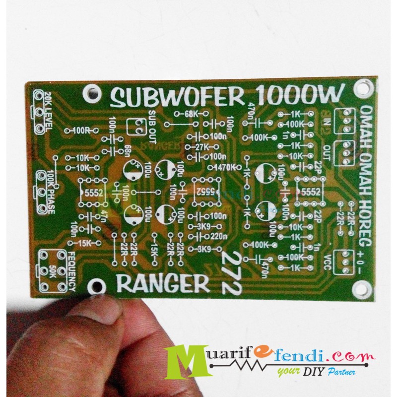 Jual PCB Subwoofer Speaker Aktif 2.1 Driver Stereo in out dan Mono ...