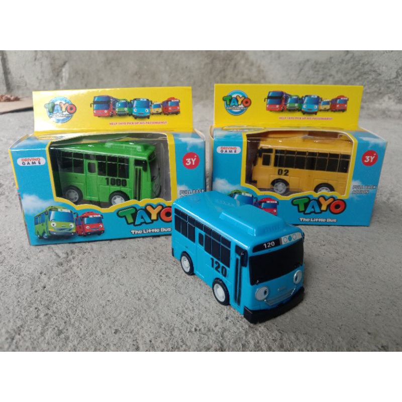 Jual Miniatur bus Tayo fullback / Mainan Bus mini bisa jalan | Shopee ...