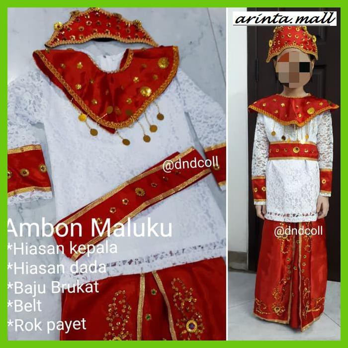 Jual kanatada- heidi- baju adat anak daerah ambon maluku/kostum ...