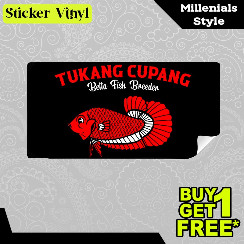Jual Stiker Sticker Tukang Cupang Betta Fish Breeder Komunitas ...