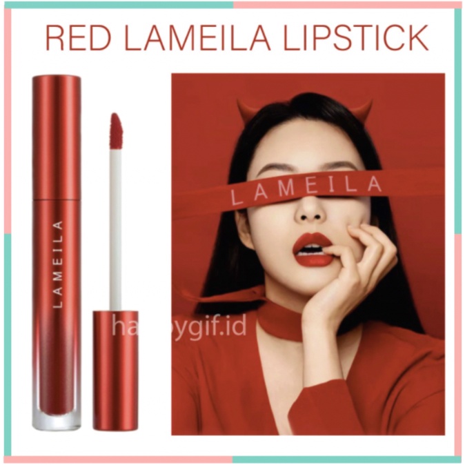 Jual LAMEILA RED EDITION Lip Glaze Lipstik Matte Lipstick LA057 2026 ...