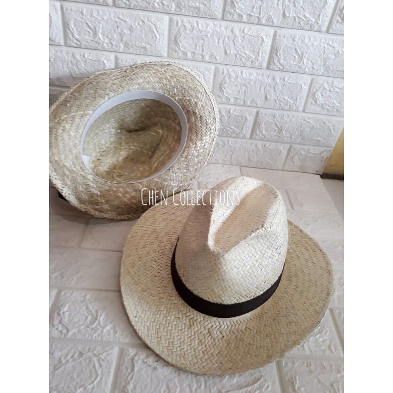 Jual TOPI ANYAMAN PANDAN TOPI PANDAN KOBOI TOPI UNIK TOPI PANTAI ...