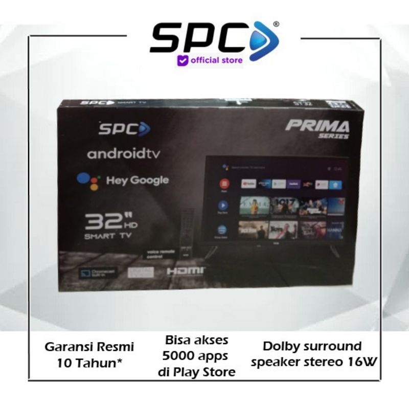 Jual SPC Smart TV Android PRIMA SERIES 32 inch LED HD (Garansi Resmi ...