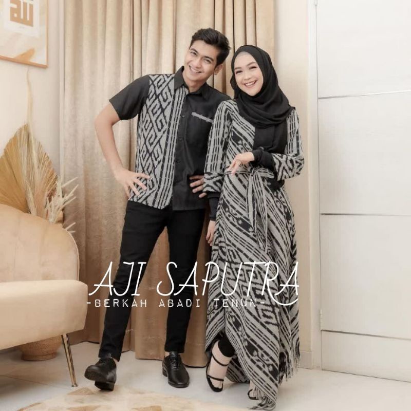 Jual SET COUPLE TENUN ETNIK BAJU PREWEDDING KONDANGAN KEKINIAN | Shopee Indonesia