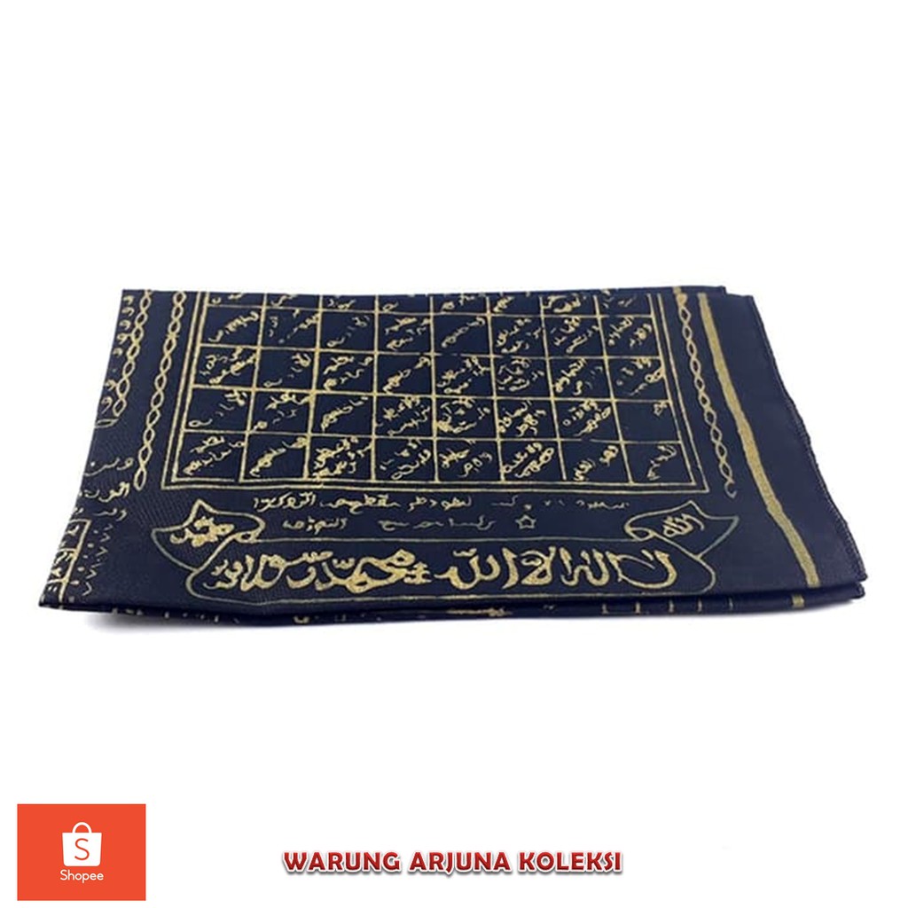 Jual Sapu Tangan Hitam Rajah Kaligrafi Tulisan Arab | Shopee Indonesia