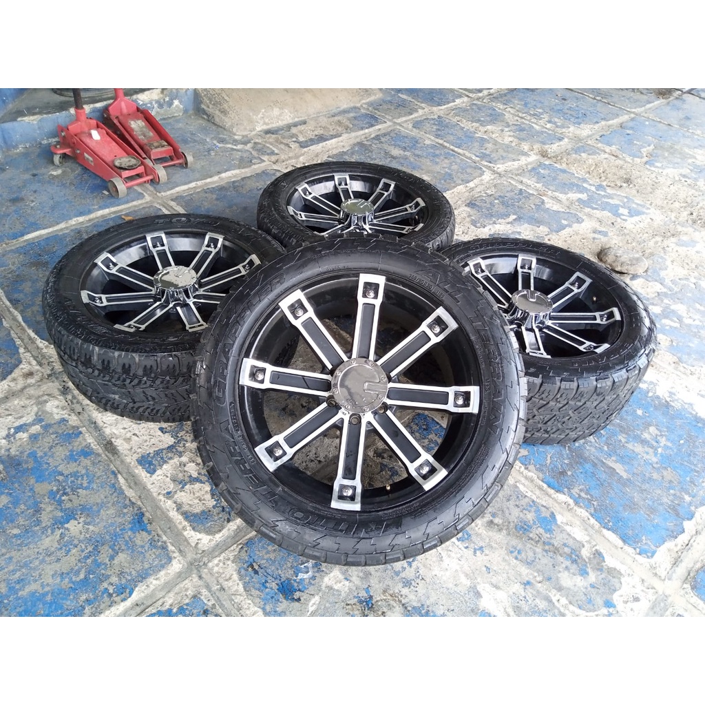 Jual Paketan Velg Dan Ban Mobil Second Racing Ring 20 Lebar 9 pcd 6x139 ...