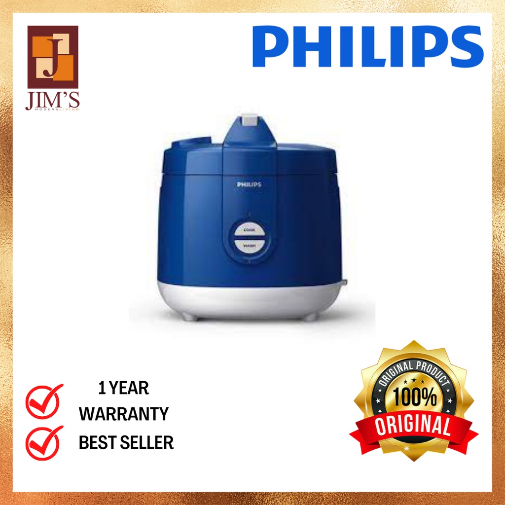 Jual PHILIPS HD3131/31 BIRU PRO CERAMIC+ RICE COOKER 2L | Shopee Indonesia