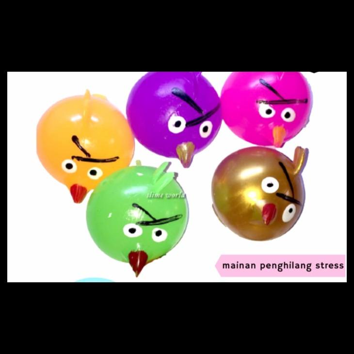 Jual Mainan Squishy Pencet Splat Toy Angry Bird Kode 1319 | Shopee ...
