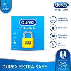Jual Kondom Durex Extra Safe isi 3 pcs | Shopee Indonesia