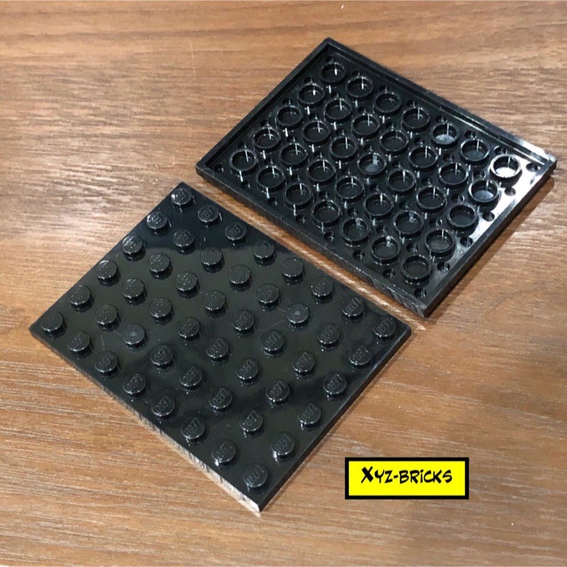 Jual LEGO PARTS 303626 - Plate 6x8 Black | Shopee Indonesia