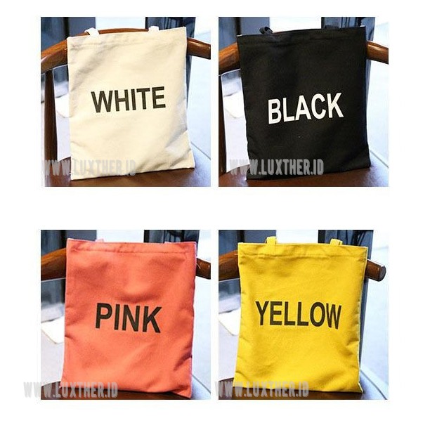 Jual LUXTHER - TAS KULIAH FASHION TOTE BAG BAHAN 300D WANITA TAS ...