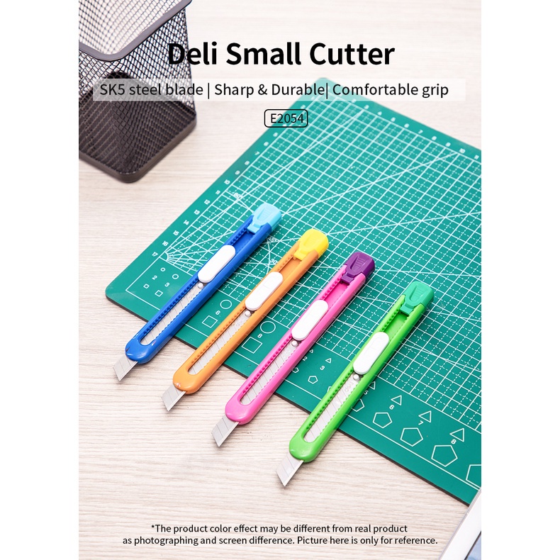 Jual Cutter DELI Kecil warna - E2054 | Shopee Indonesia