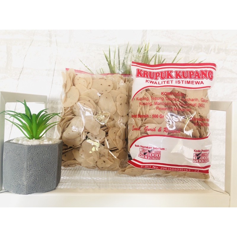 Jual Krupuk kupang Istimewa 500gram enak dan gurih | Krupuk ikan Kupang ...