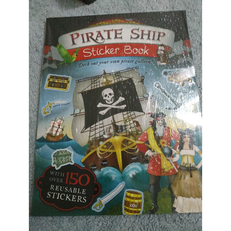 Jual Pirate ship sticker books original BBW | Shopee Indonesia