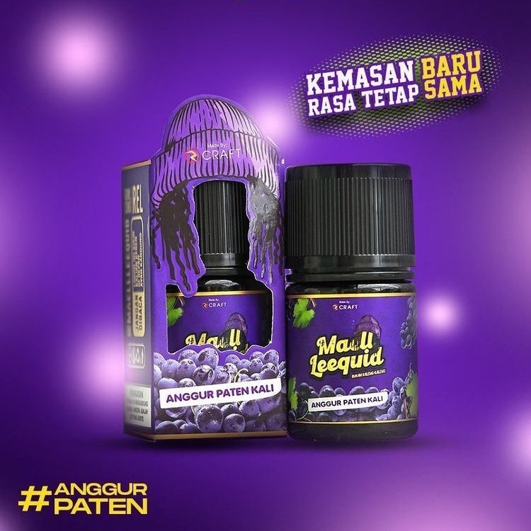 Jual LIQUID MAELL LEEQUID ANGGUR PATEN KALI 60ML FREEBASE LIQUID ANGGUR ...