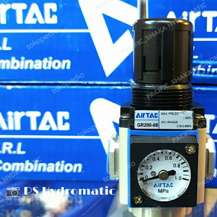 Jual Regul Airtac Gr200-08 Air Regulator 1/4" | Shopee Indonesia