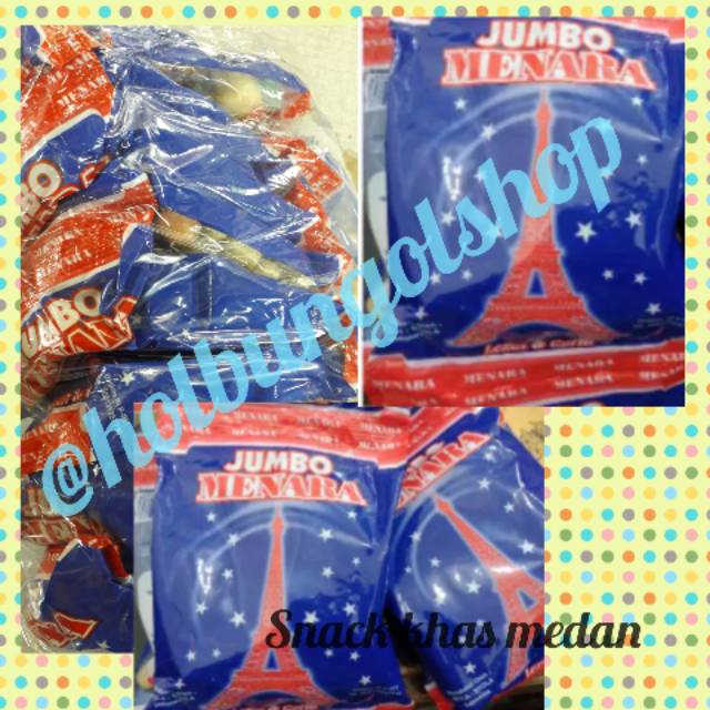 Jual Snack /cemilan jumbo menara khas medan isi 20 bks | Shopee Indonesia