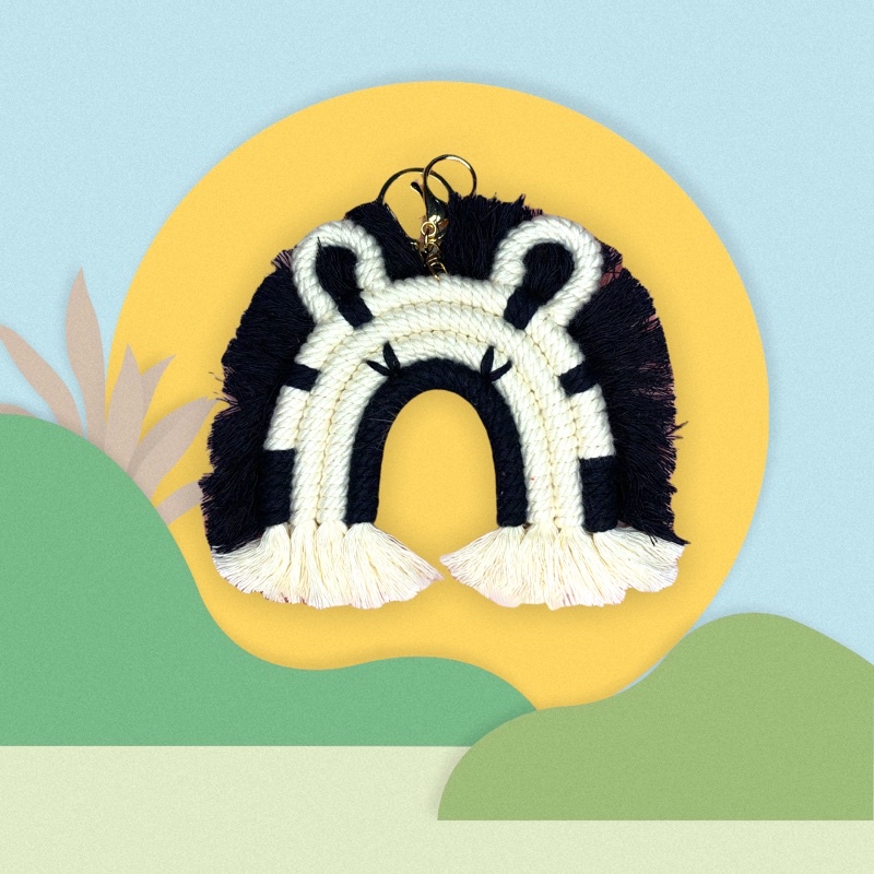 Jual Macrame Animals Zebra Big | Shopee Indonesia