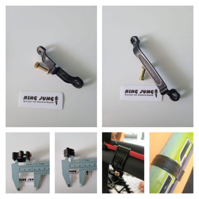 Jual Klem jalur kabel frame sepeda Clamp Cable guide Shimano | Shopee ...