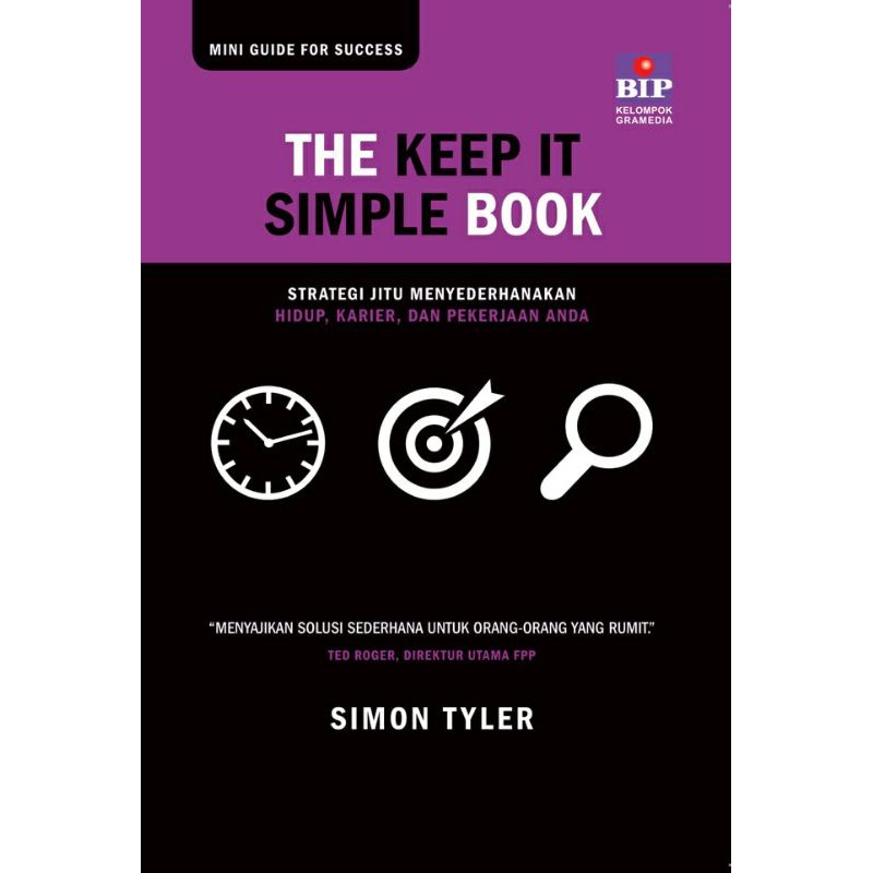 Jual BIP - The Keep It Simple Book-(RG) | Shopee Indonesia