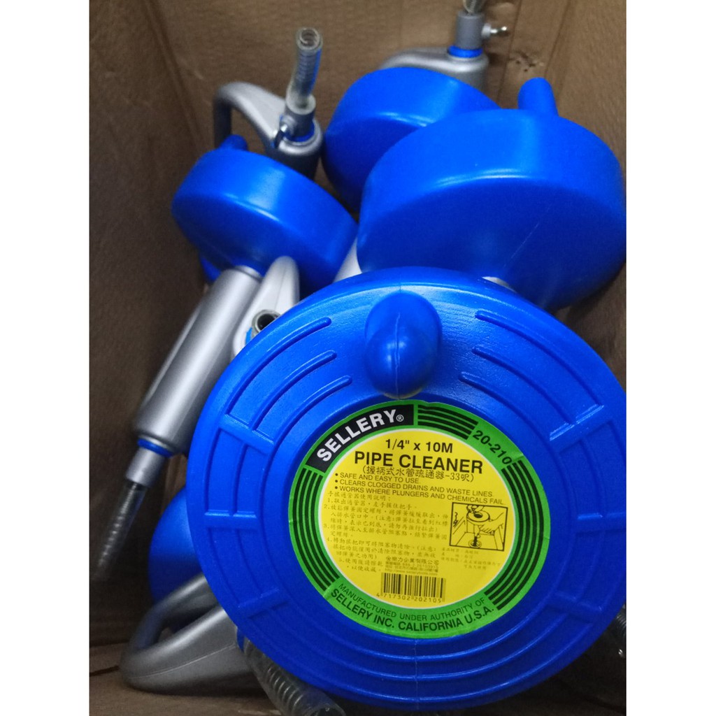 Jual Drain Cleaner 10 Meter Sellery Alat Pengambil Kotoran Pada Pipa 10 ...
