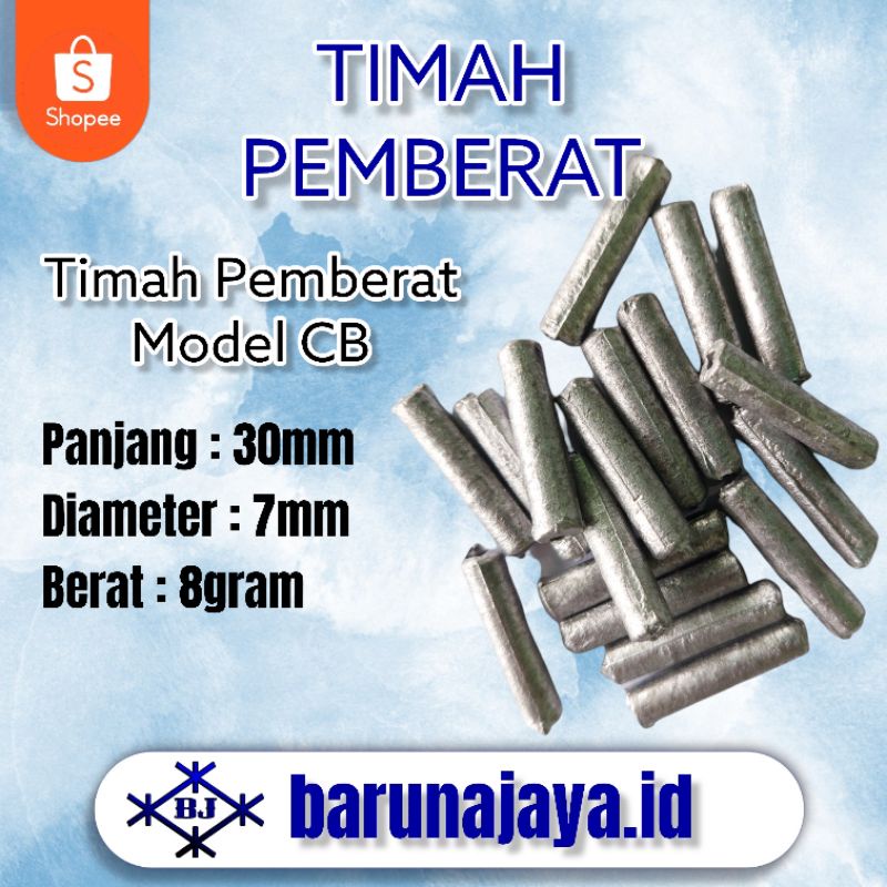 Jual Timah Unyil Model CB Untuk Pemberat Jaring dan Pancing Ikan ...