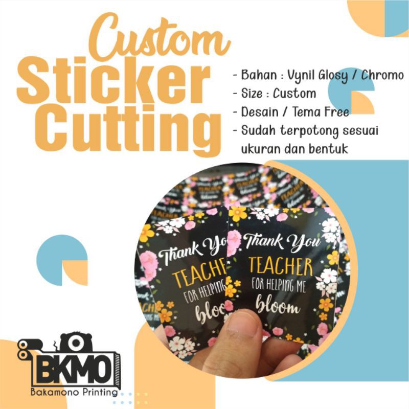 Jual Cetak Stiker Label Makanan / Label Toko Free Desain | Shopee Indonesia