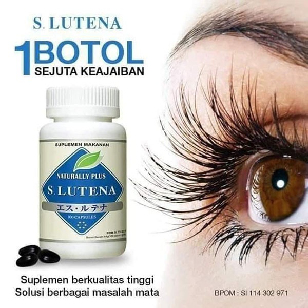 Jual S.Lutena (Ori) - Naturally Plus–100capsules - Kesehatan Mata ...