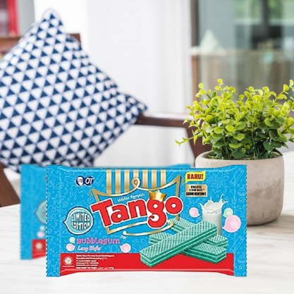 Jual UPE CAMILAN SNACK RASA PERMEN KARET TANGO WAFER BUBBLEGUM 47 GR ...