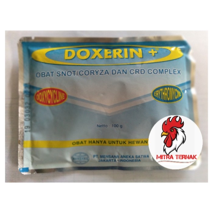 Jual Doxerin plus 100gr obat snot/coryza dan crd complex | Shopee Indonesia