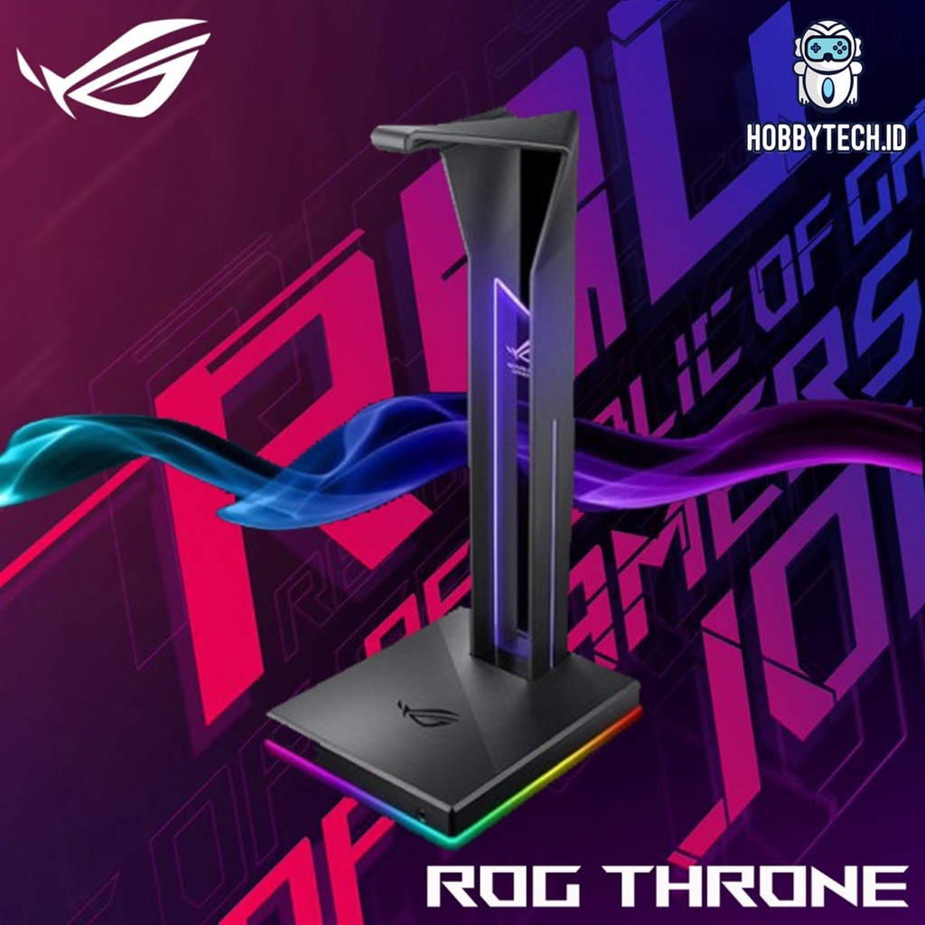 Jual ASUS ROG Throne RGB Gaming Headset Stand with 7.1 Surround Sound ...