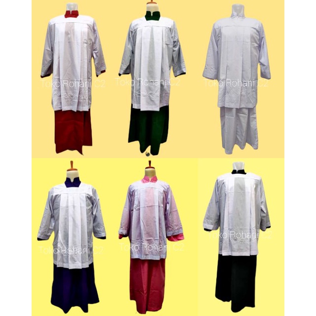 Jual BAJU MISDINAR Anak & Dewasa - Baju Misdinar - Baju Putra Altar ...