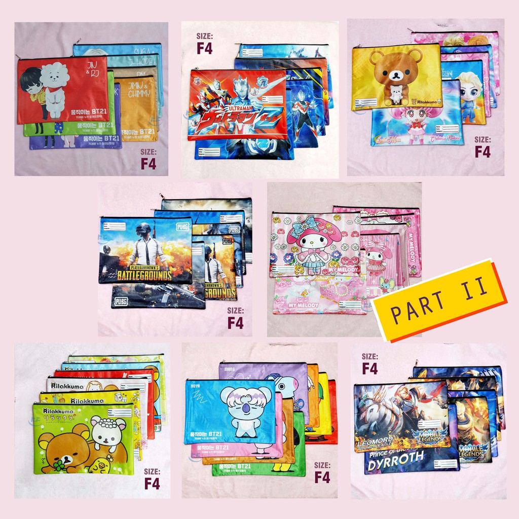 Jual (order per set) PART II Map Folder Dokumen F4 kain | Shopee Indonesia